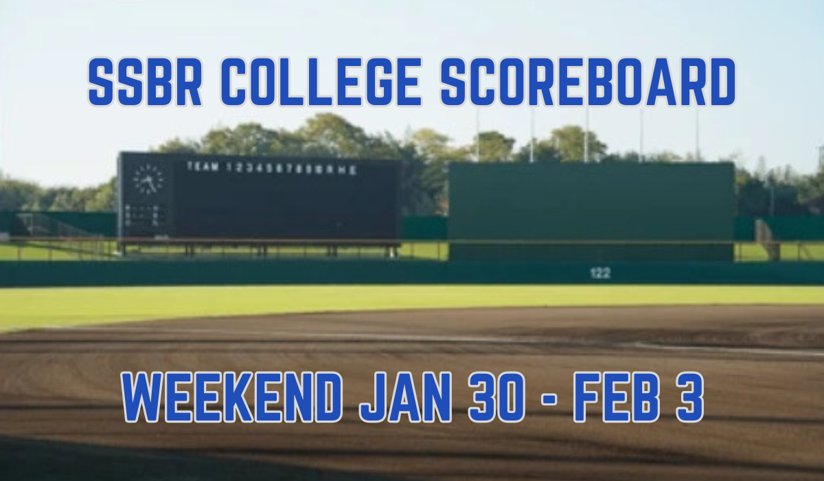 SSBR College Scoreboard Jan 30 – Feb 3 – Sooner State Baseball Report