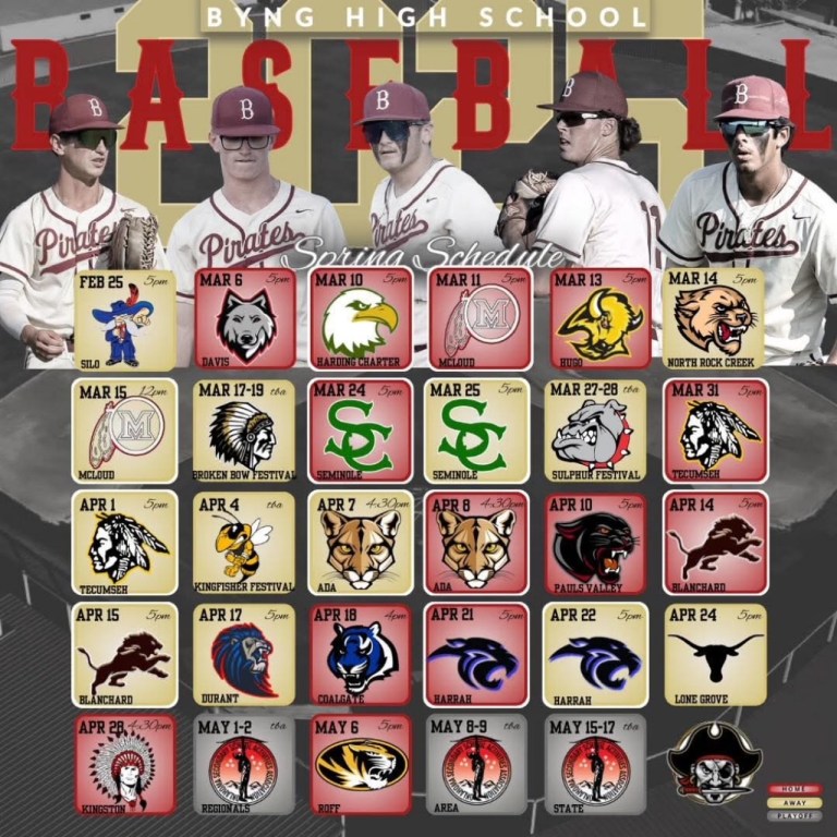 Spring 2025 High School Schedules – Sooner State Baseball Report