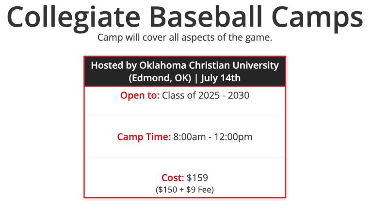 Oklahoma Colleges/Universities Prospect Camps & Showcases – Sooner ...