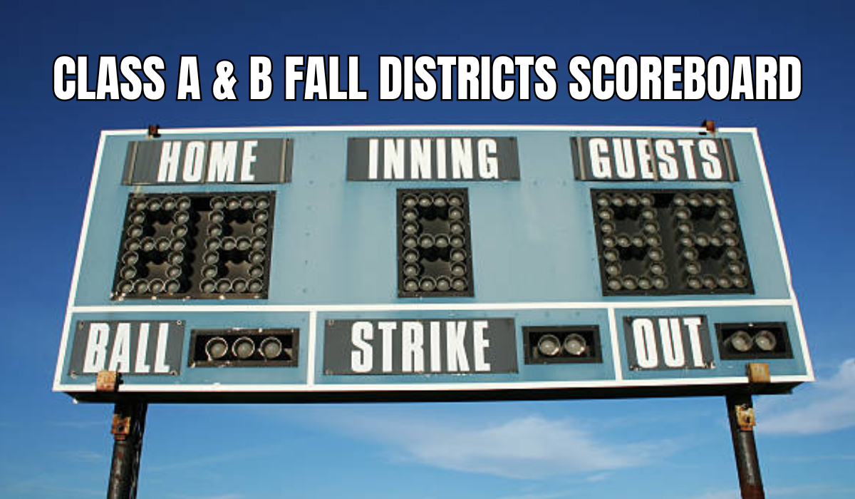 Class A & B Fall Districts Scoreboard – Sooner State Baseball Report
